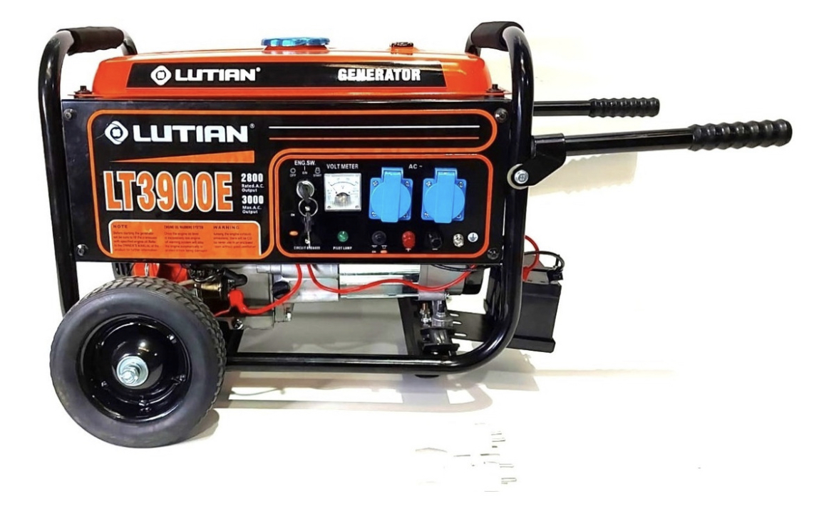 Generador Bencinero 6.500w Partida Electrica y Manual Certificación SEC Lutian - VIGOK